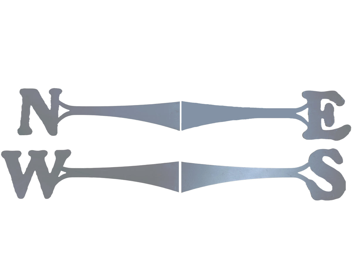 WEATHERVANE DIRECTIONALS - STANDARD/PLAIN DESIGN. N,E,S,W – Metalcraft